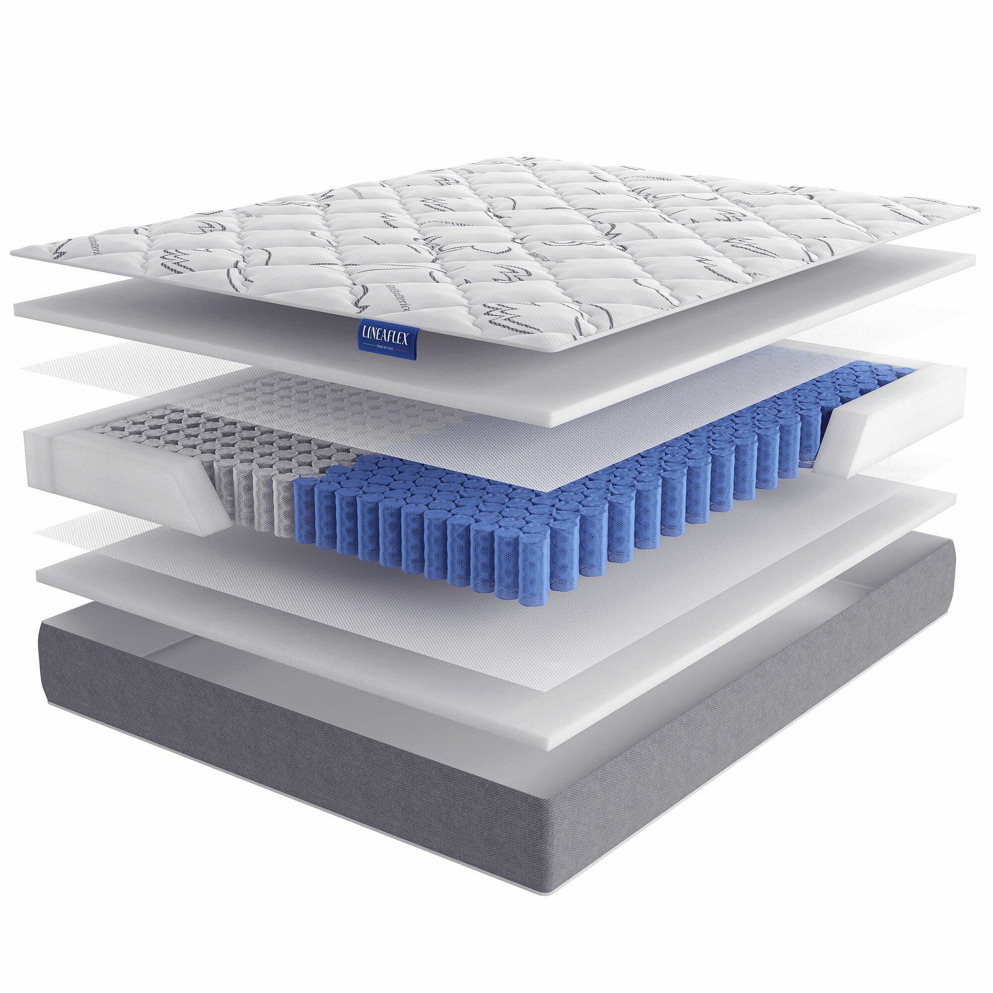 Матрас Lineaflex San-Vito 160х200 серии Online высота 25 см анатомический мягкий Независимые пружины