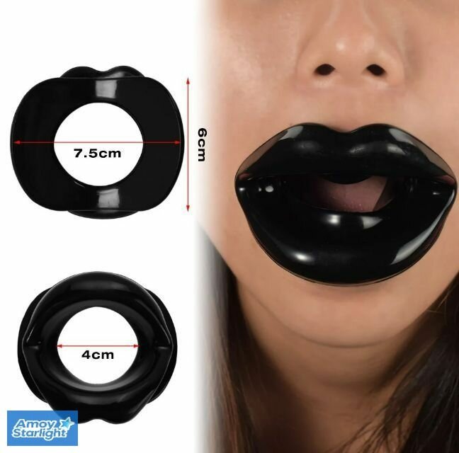 Расширитель для рта Rabbit's paw черный силиконовый без застежек. Кляп