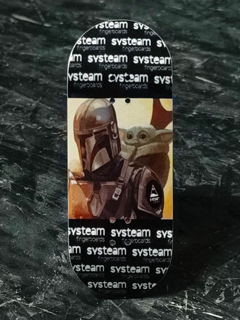 Дека для фингерборда Systeam Mandalorian SF02H 36 X 94 мм high concave