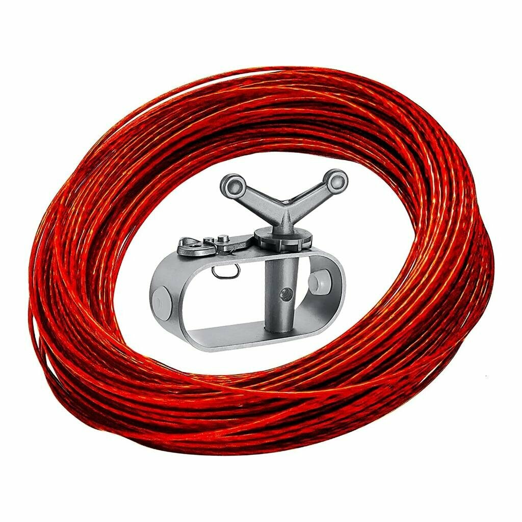 Прочный Стальной Трос Толщиной 2,5 Мм И Алюминиевый Ручной Подъемник Для Наземных Плавательных Бассейнов