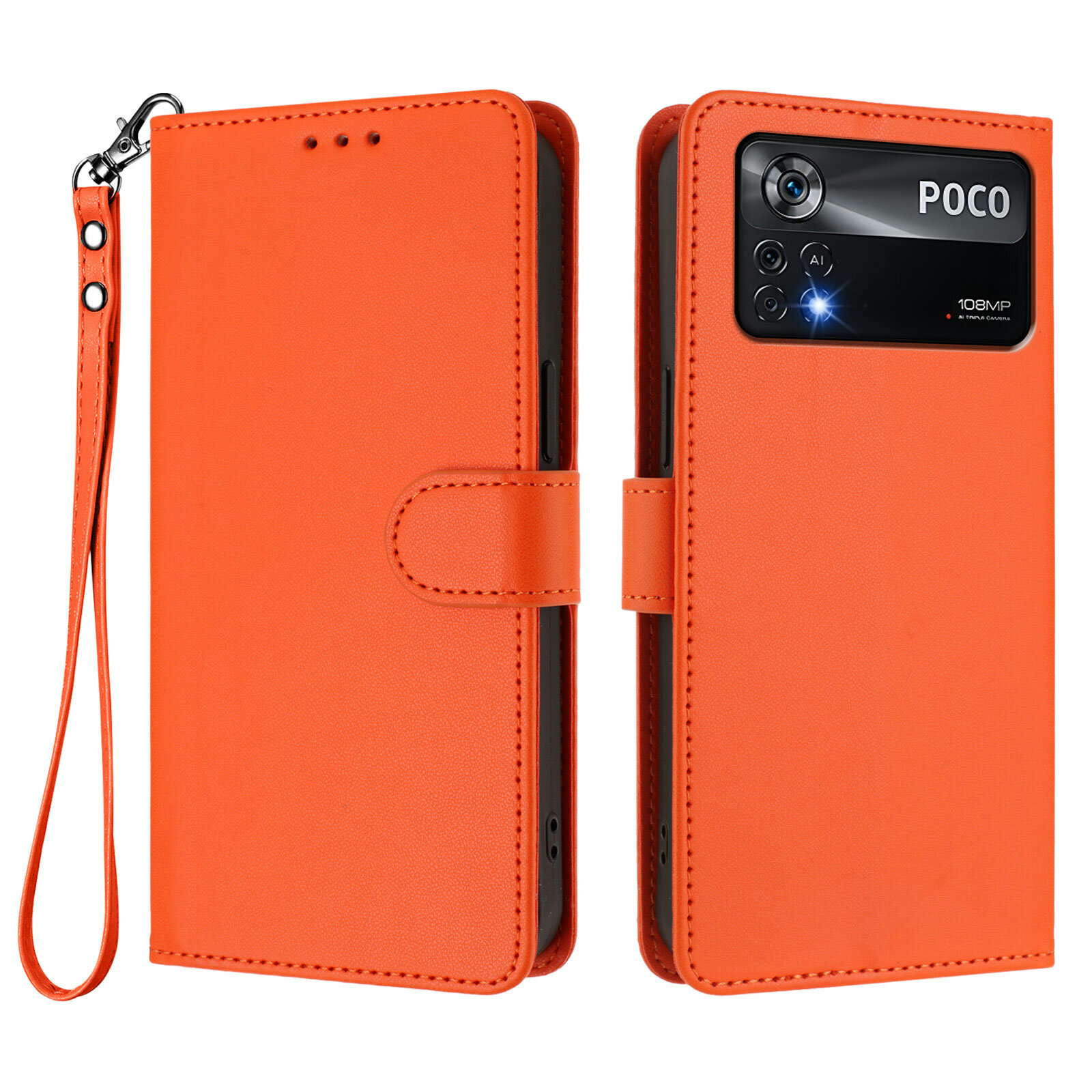 Подходит для Xiaomi POCO M4 Pro 4G( Сяоми Поко M4 Про 4G ) Магнитные пряжки, кронштейны, сейсмостойкие, новинки, подарки