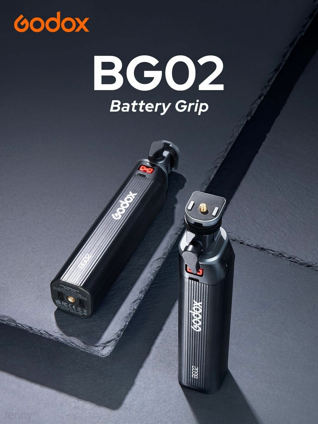 Godox BG02 Ручка аккумулятора, Наружное мобильное питание, Применимо к Godox ML100Bi/ML60, Nanlite Forza 60, Aputure 60.