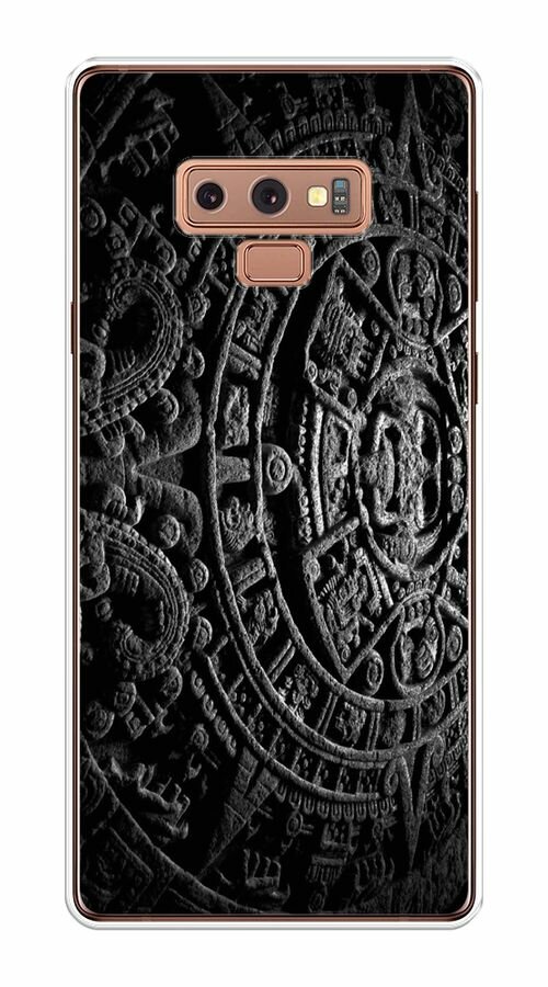Чехол на Samsung Galaxy Note 9 / Самсунг Галакси Нот 9 с принтом "Узоры ацтеков 3"