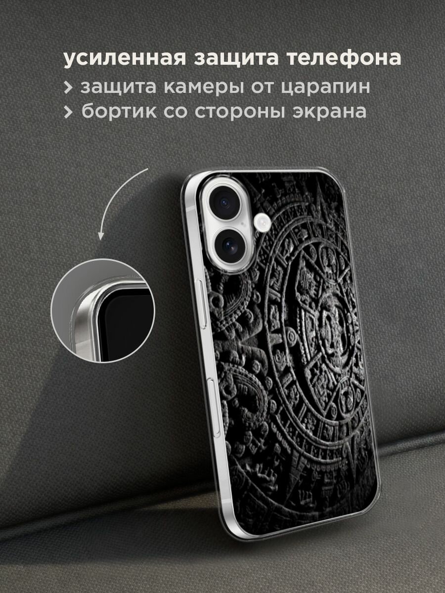 Чехол на Apple iPhone 17 / Айфон 17 с принтом "Узоры ацтеков 3" — фото 1