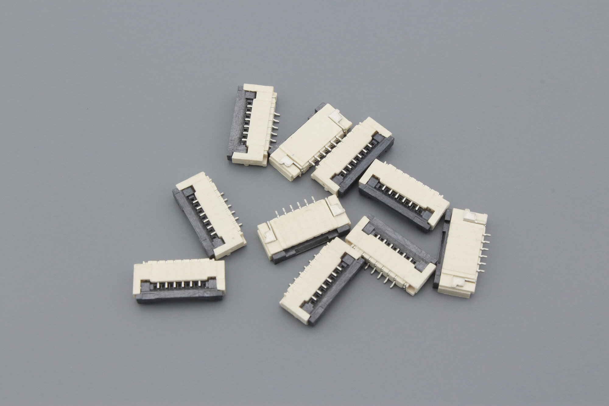 Разъем FPC Flip-Lock 1010-6RLGF 6 pin высота 1мм шаг 1мм 10 шт