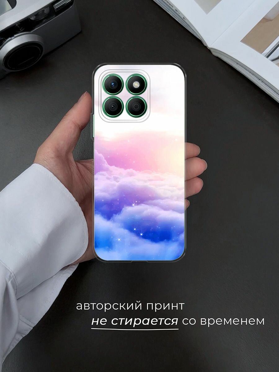 Силиконовый чехол на Honor X8B / Хонор X8B с принтом "Небеса" — фото 1