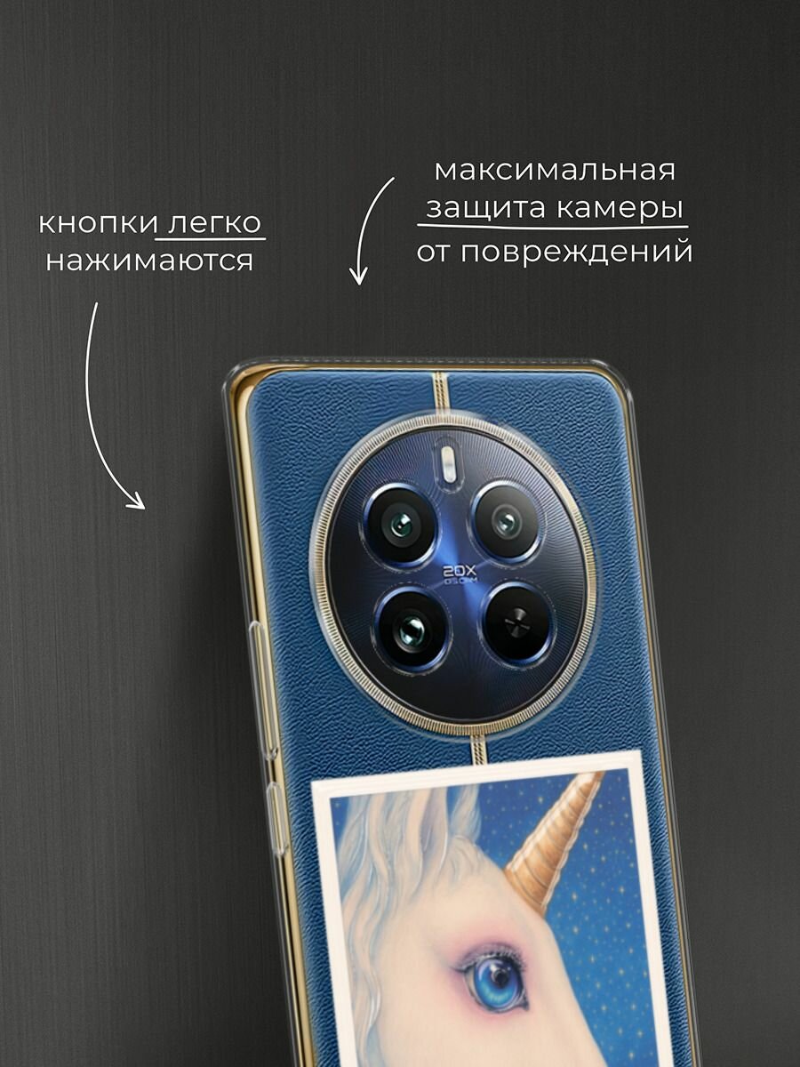 Чехол на Realme 12 Pro / Реалми 12 Про с принтом "Глаз единорога" — фото 1