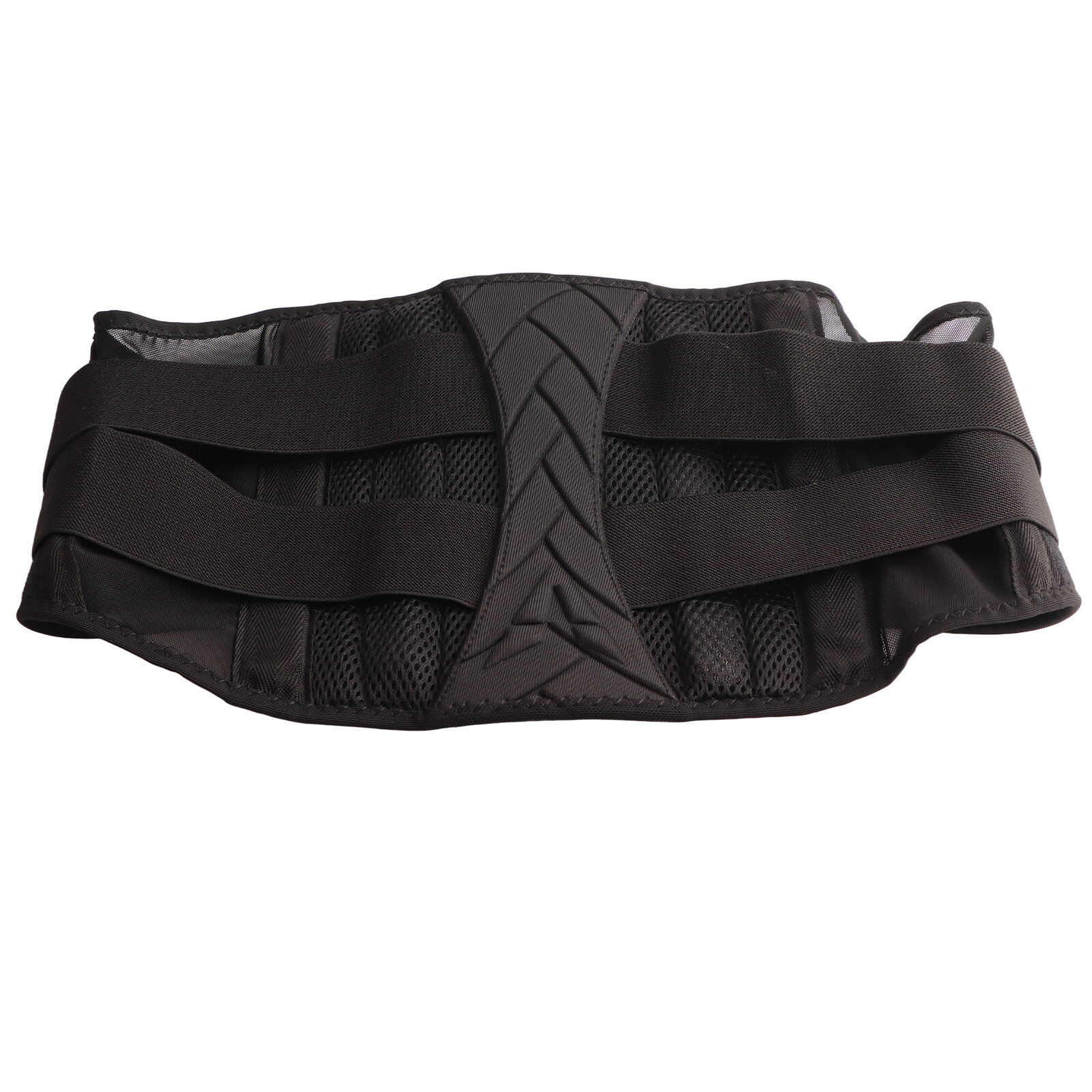 Gym Belt V Shaped Spine Support Squat Belts with 5 Steel Plates 2 Springs Side Waist Breathable Bodybuilding L