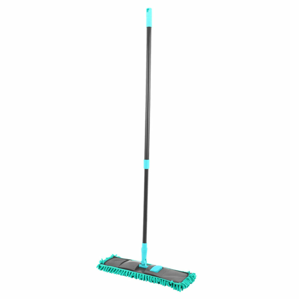 Швабра комплект флаундер 40 см + МОП синель (ТИП К) + черенок 70-120 см, любаша бюджет, 700051, 700051