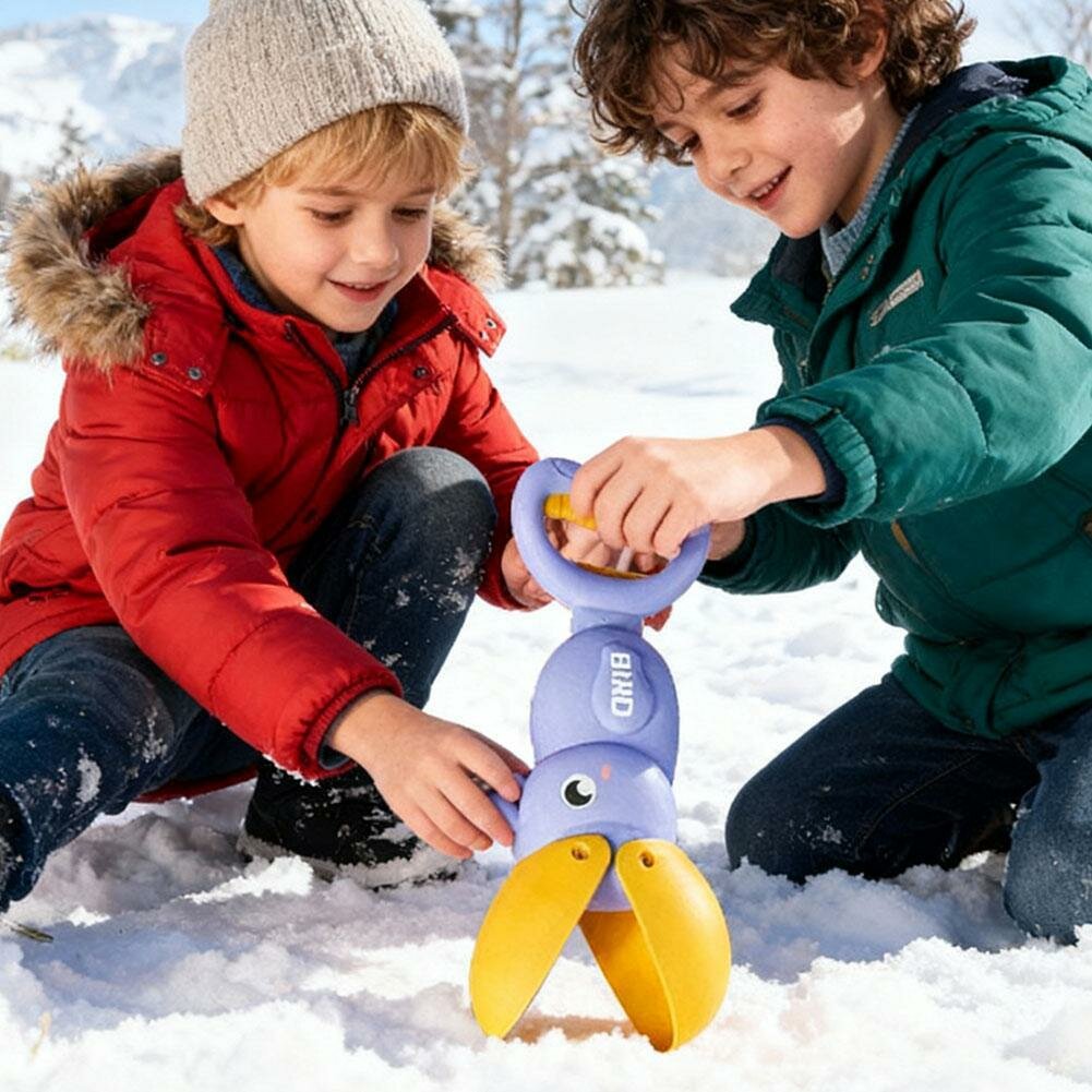 Снежная игрушка, форма снеговика