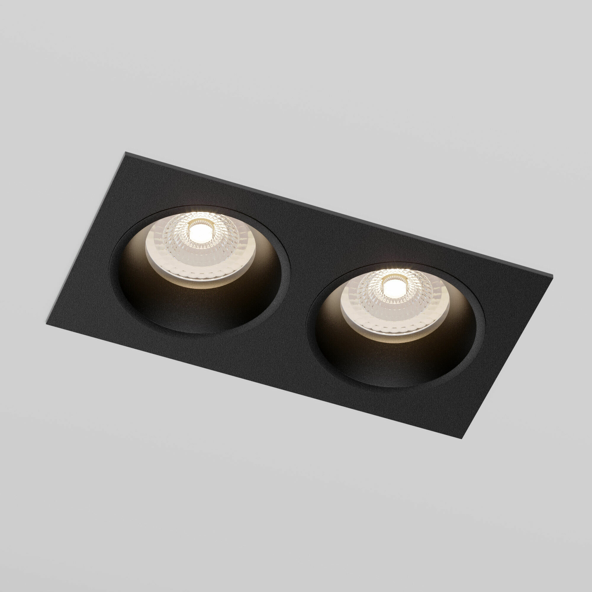 Встраиваемый точечный светильник Elektrostandard Andi 15700/02 GU10, 50*2 Вт, черный