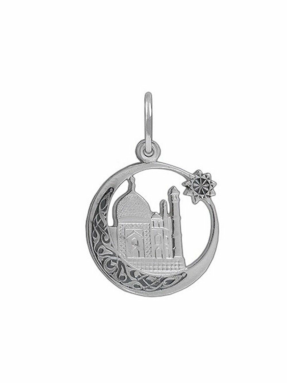 Подвеска, серебро, 925 проба, чернение