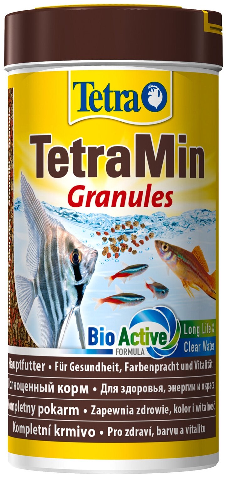 Корм для всех видов рыб Tetra Min Granules в гранулах 250 мл