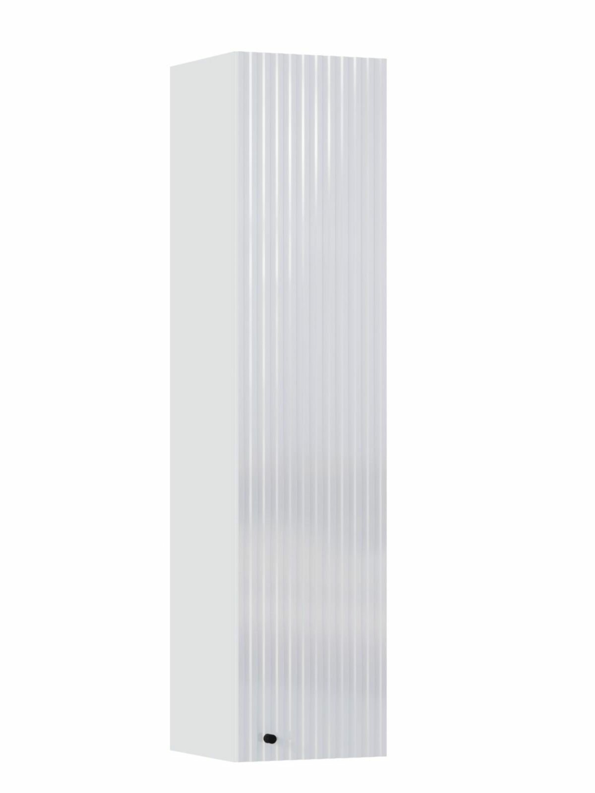 Шкаф Оливия навесной 300х1280х314 (Белый/Белый глянец холодный)