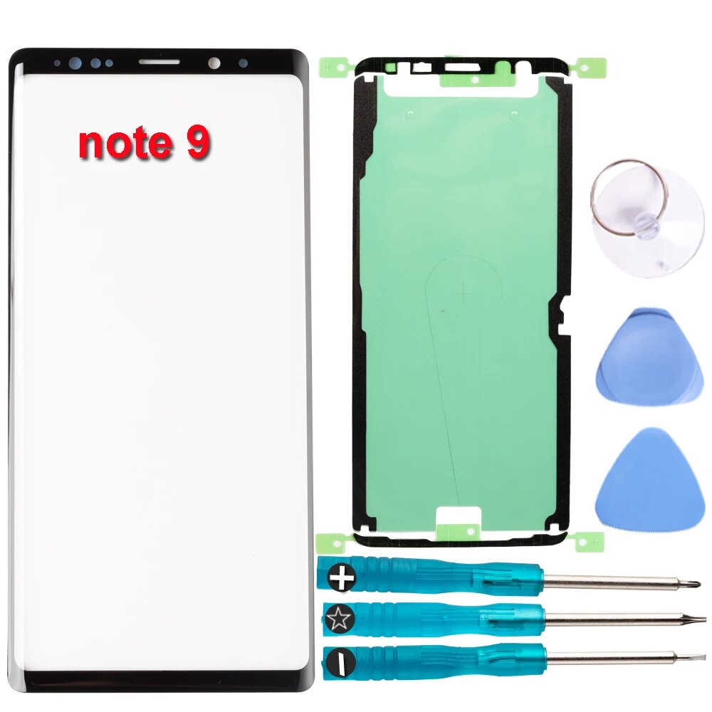Передняя внешняя стеклянная линза для Samsung Galaxy Note 8 9 10 Plus 20 Ultra N950 N950F N960 N960F ЖК-экран с сенсорной панелью, стеклянная линза For Note 9