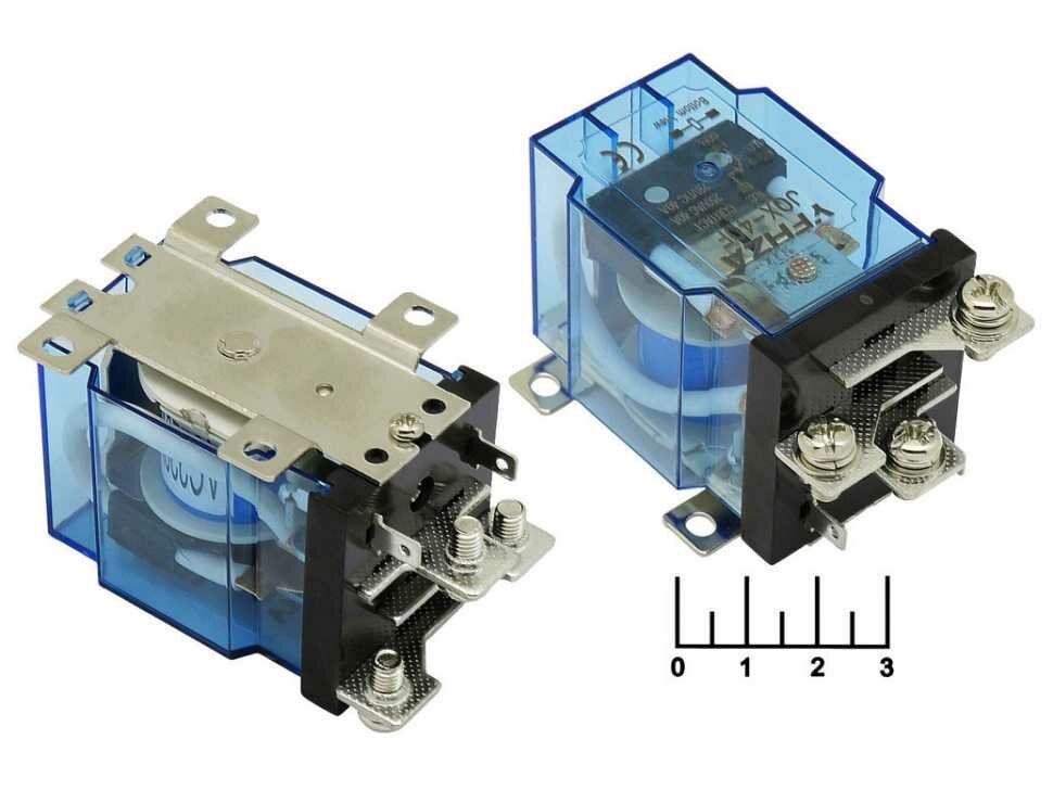 Реле ~220V 40A/250V JQX-40F-1Z