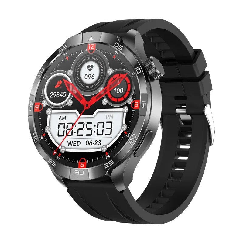 G4 Plus Smart Watch Bluetooth Call 1.85inch Large Screen AI Voice Wireless Charging NFC Health Monitoring Men Women Smartwatch
