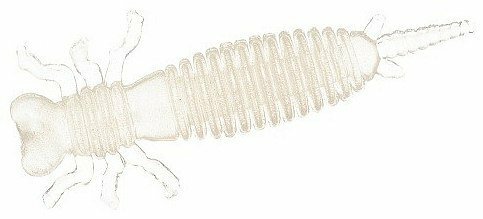 Croxy Good larva 3,0' цвет 8 приманка для ловли рыбы, червеобразная форма