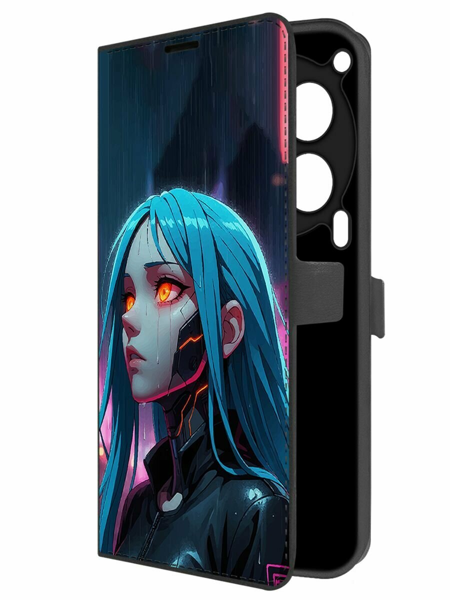 Чехол-книжка Krutoff Eco Book для TECNO Camon 30 5G Алита (черный)