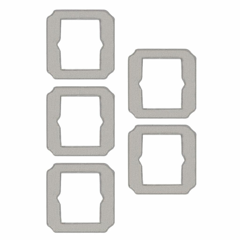 5шт Многоразовых чистящих прокладок для мини-стеклоочистителей, моющиеся салфетки из полиэстера