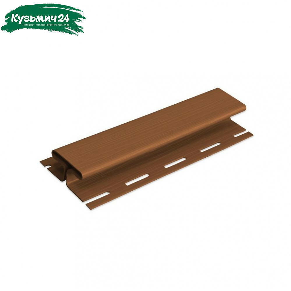 Сайдинг планка соединительная Альта Профиль, Дуб светлый, виниловый сайдинг, длина 3000 мм, 1 шт