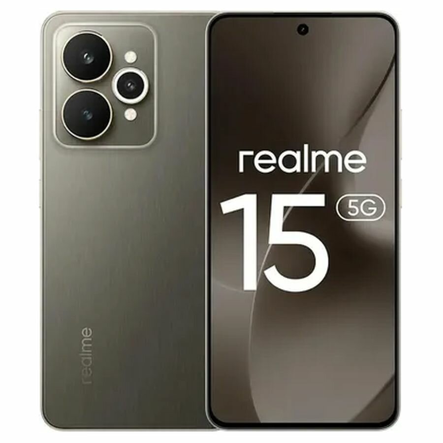 6,77" Смартфон REALME 15 8/256 ГБ (RMX5106) 2025, черный