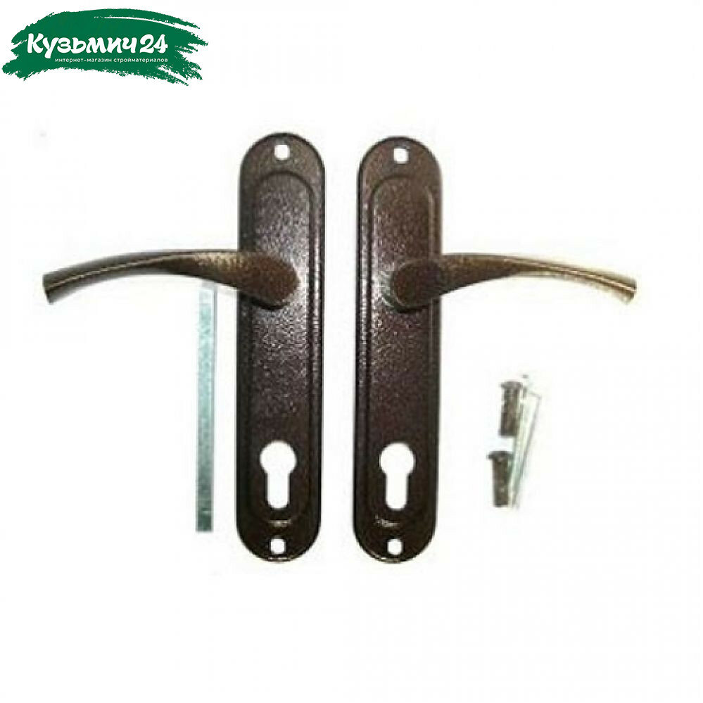 Ручка дверная Эльбор Капля 4.325 антик медный