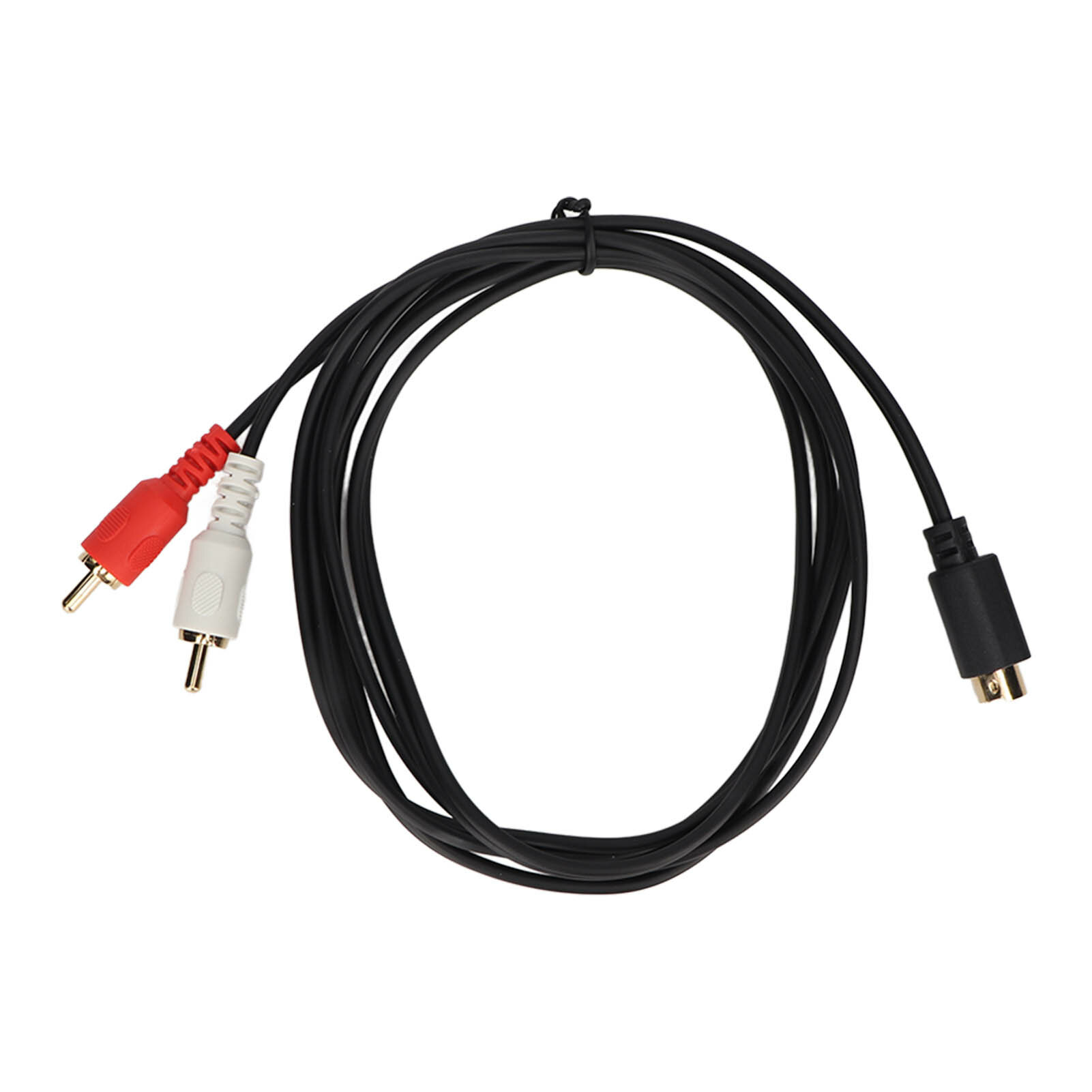 Переходной кабель-сплиттер с 4-контактного разъема на 2 RCA Y длиной 4,9 фута, 4-контактный разъем папа на 2 разъема RCA для DVD-плееров, видеокамер, телеприставок, видеомагнитофонов