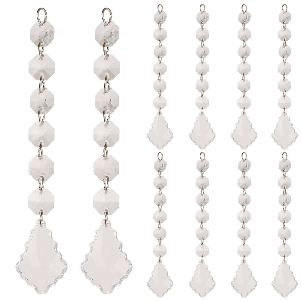 10 шт. Лот 6+1 Акриловые бриллианты свадебные украшения хрустальные драгоценные камни Декор (E)