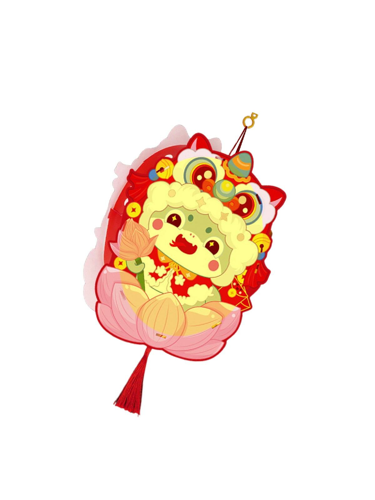 Светодиодные фонарики Год Змеи Украшение на китайский Новый год для детей и взрослых