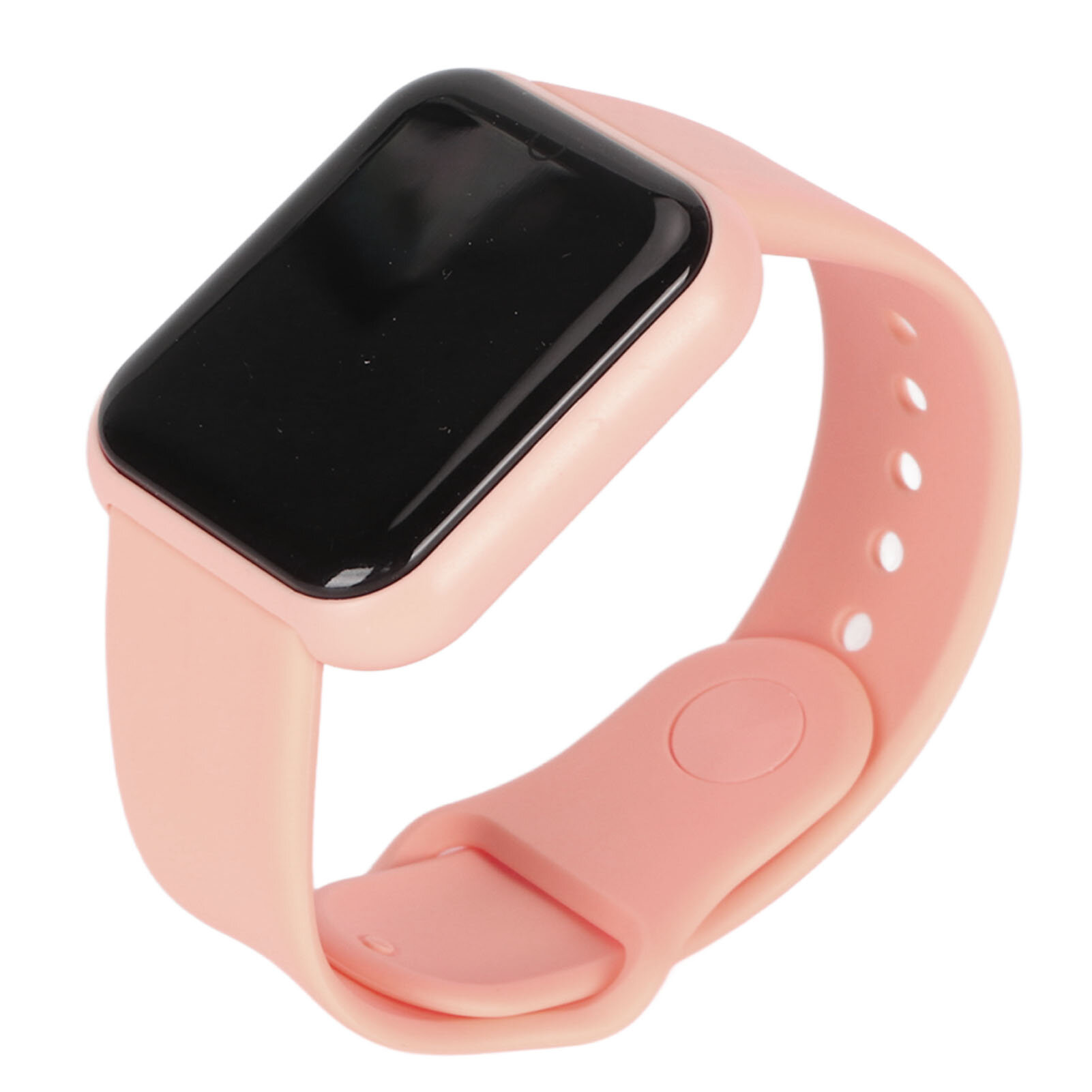 1.4inch Smart Watch 150mAh Step Counter Alarm Incoming Message Alert Sports Mode Waterproof Fitness Watch for IOS 9.0 for Android 5.0 Smartphone Pink