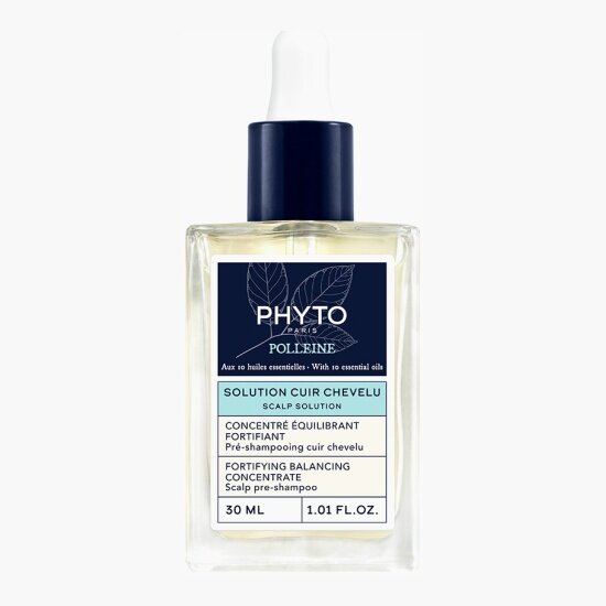 Укрепляющий балансирующий концентрат для кожи головы Phyto Polleine, 30 мл