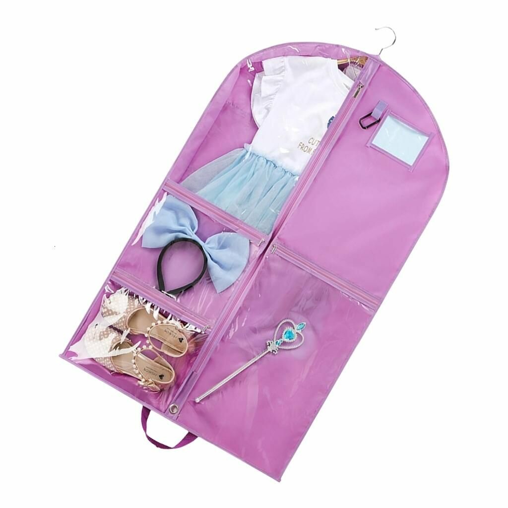 Сумка для хранения детской танцевальной юбки-фиолетовая