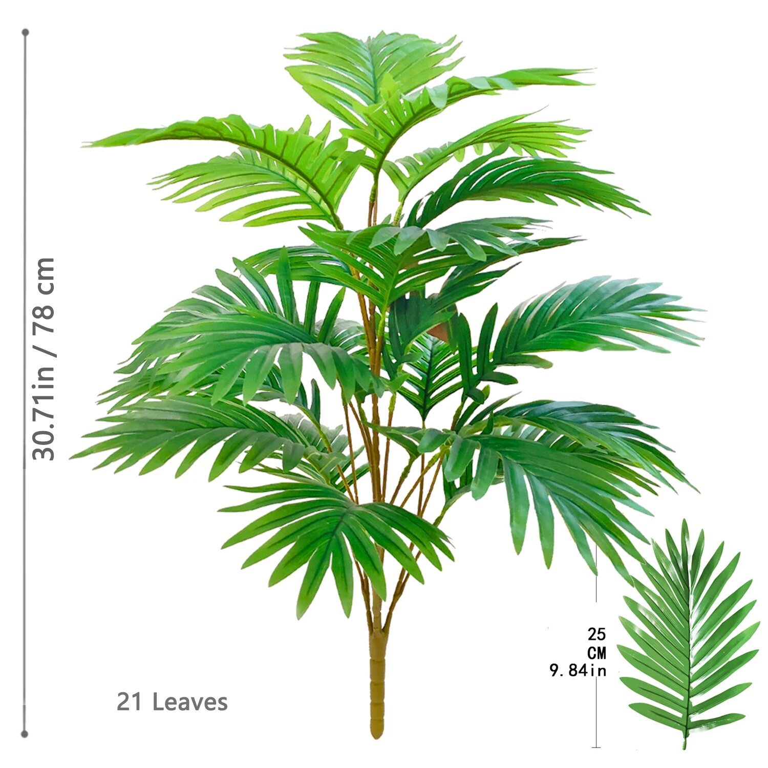 Искусственная пальма 68-145 см зелёная SWK-21Y-78-2T7