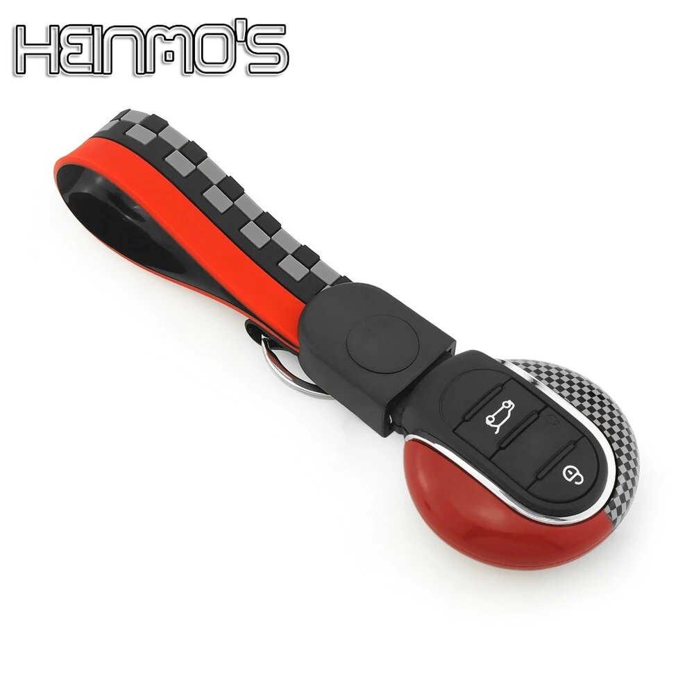 Чехол для автомобильного ключа, брелок для ключей, аксессуары, красный JCW для MINI Cooper F55 JCW