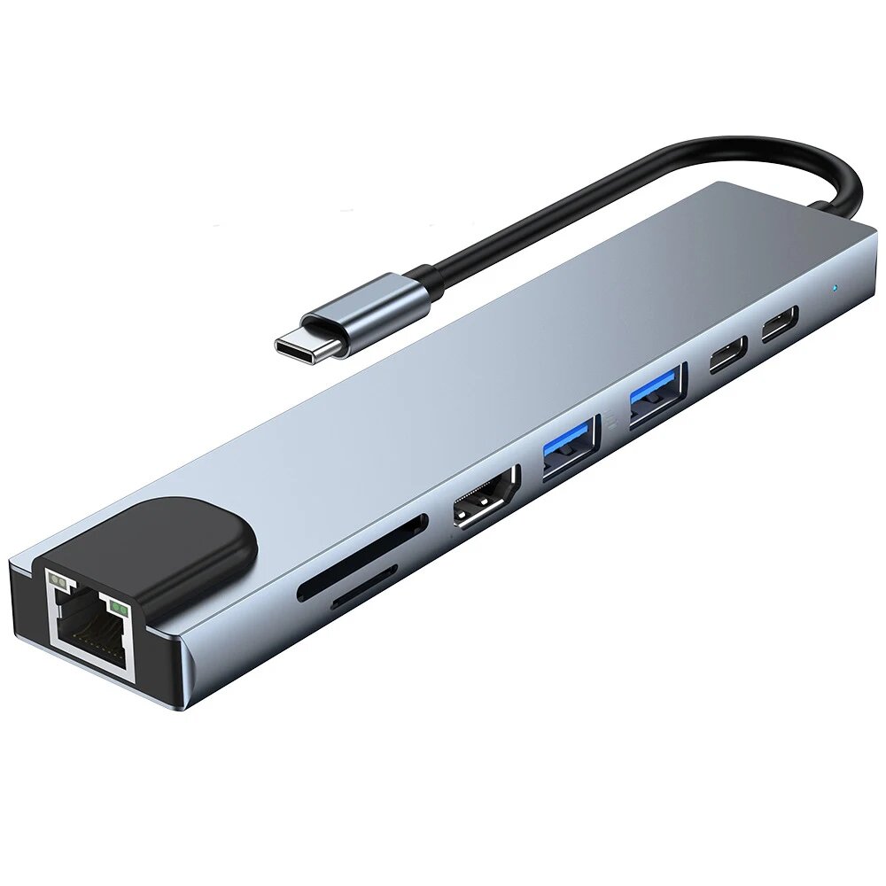 GGBEE 8-в-1 USB-C Hub HDMI адаптер