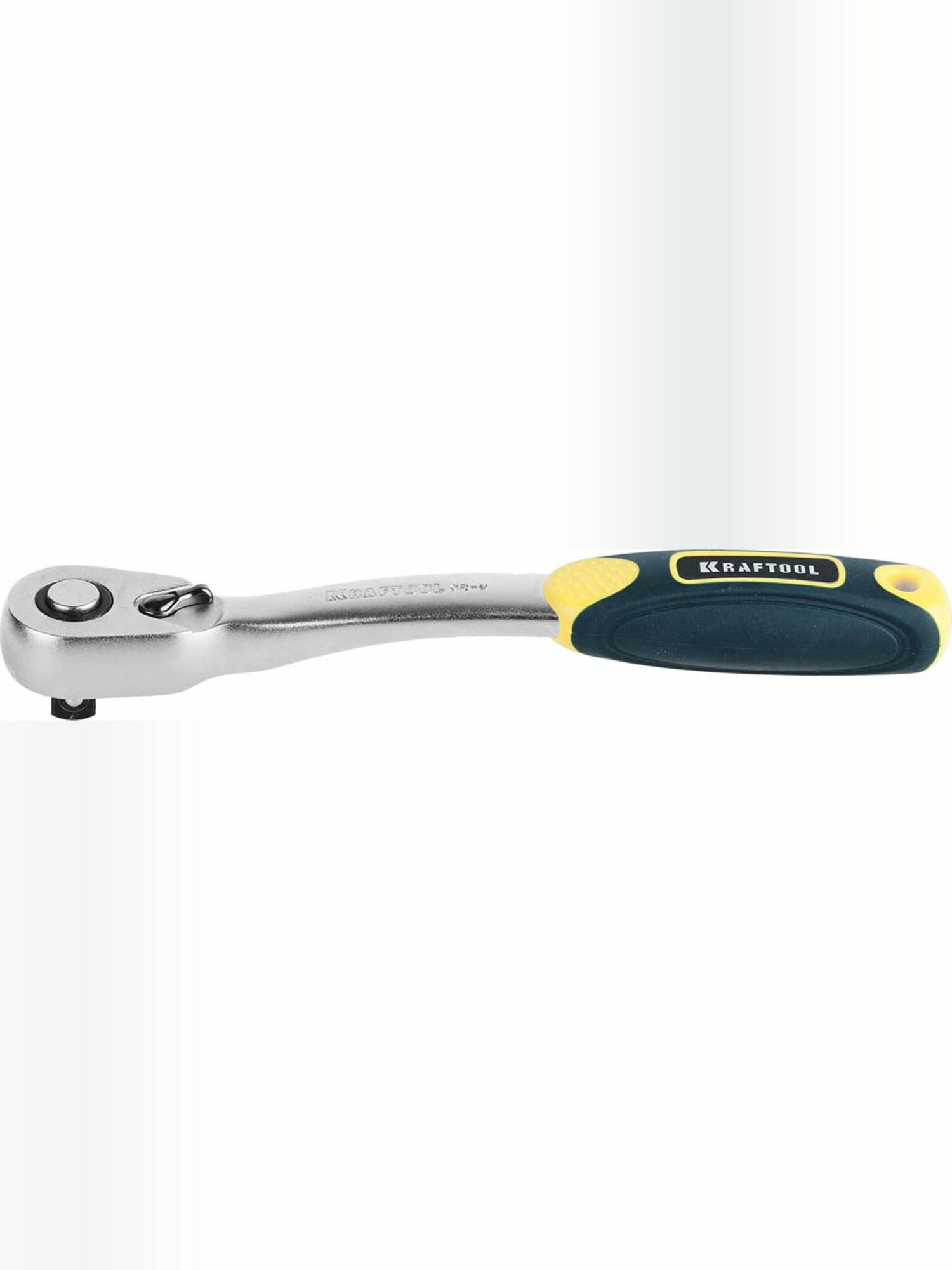 KRAFTOOL 3/8", 72 зубца, Сr-V сталь, трещотка для торцовых головок 27795-3/8_z02
