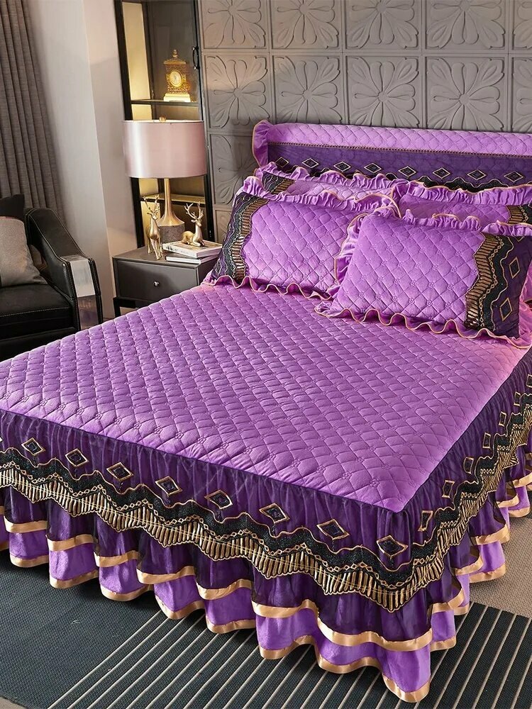 AiWinsure Покрывало velvet bedspreads, Бархат с размерами: 200 см х 180 см