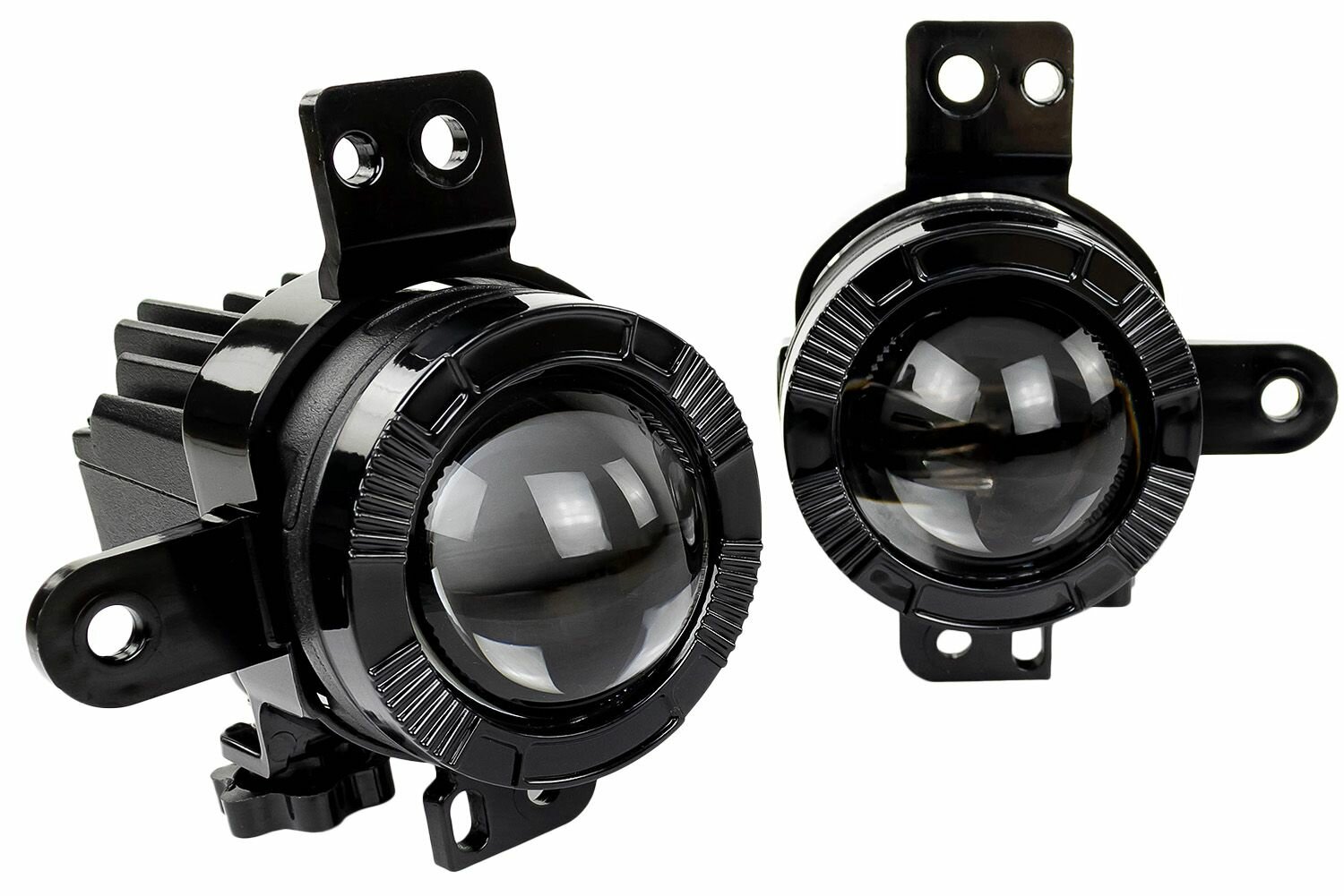 Диодные ПТФ Sal-Man 60W 13000lux (ближний, дальний) для GEELY Tugella 2019-2023 г. в.