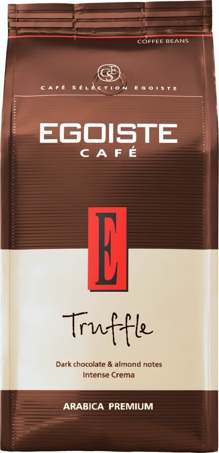 Кофе зерновой EGOISTE Truffle Crema, 250г x 5 упаковок
