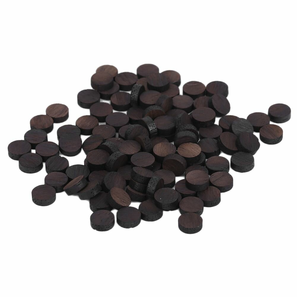 100 шт. точек для инкрустации накладки грифа из палисандра для фолк-гитары, прочные деревянные аксессуары для гитары, простая установка