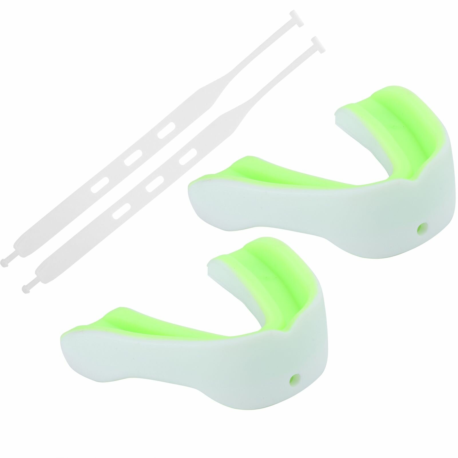 2 комплекта капы для защиты зубов, многофункциональная капа для рта с подвесной веревкой, идеальна для всех видов спорта