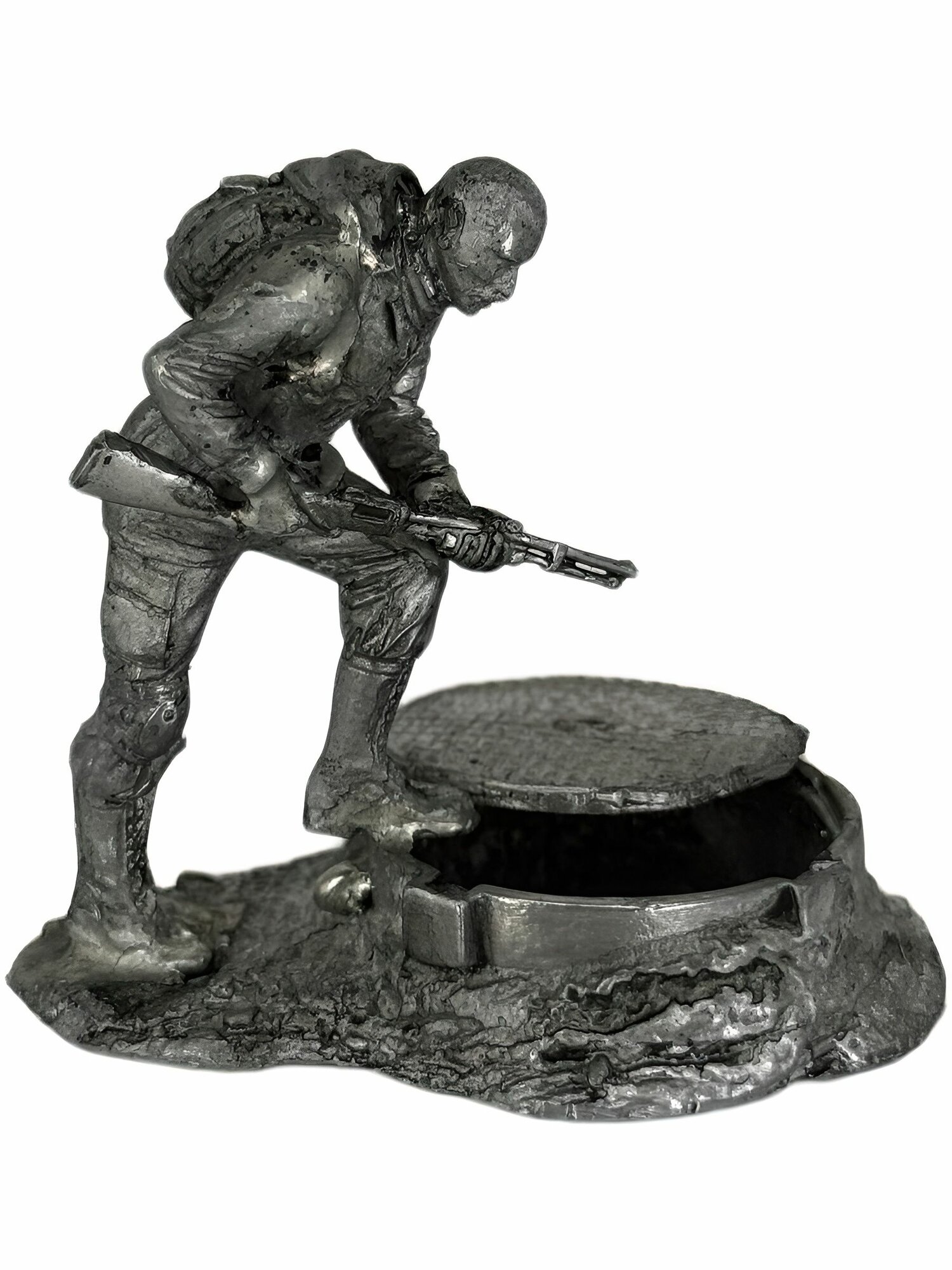 Коллекционный оловянный солдатик фигурка Сталкер 54 мм Масштаб 1/32