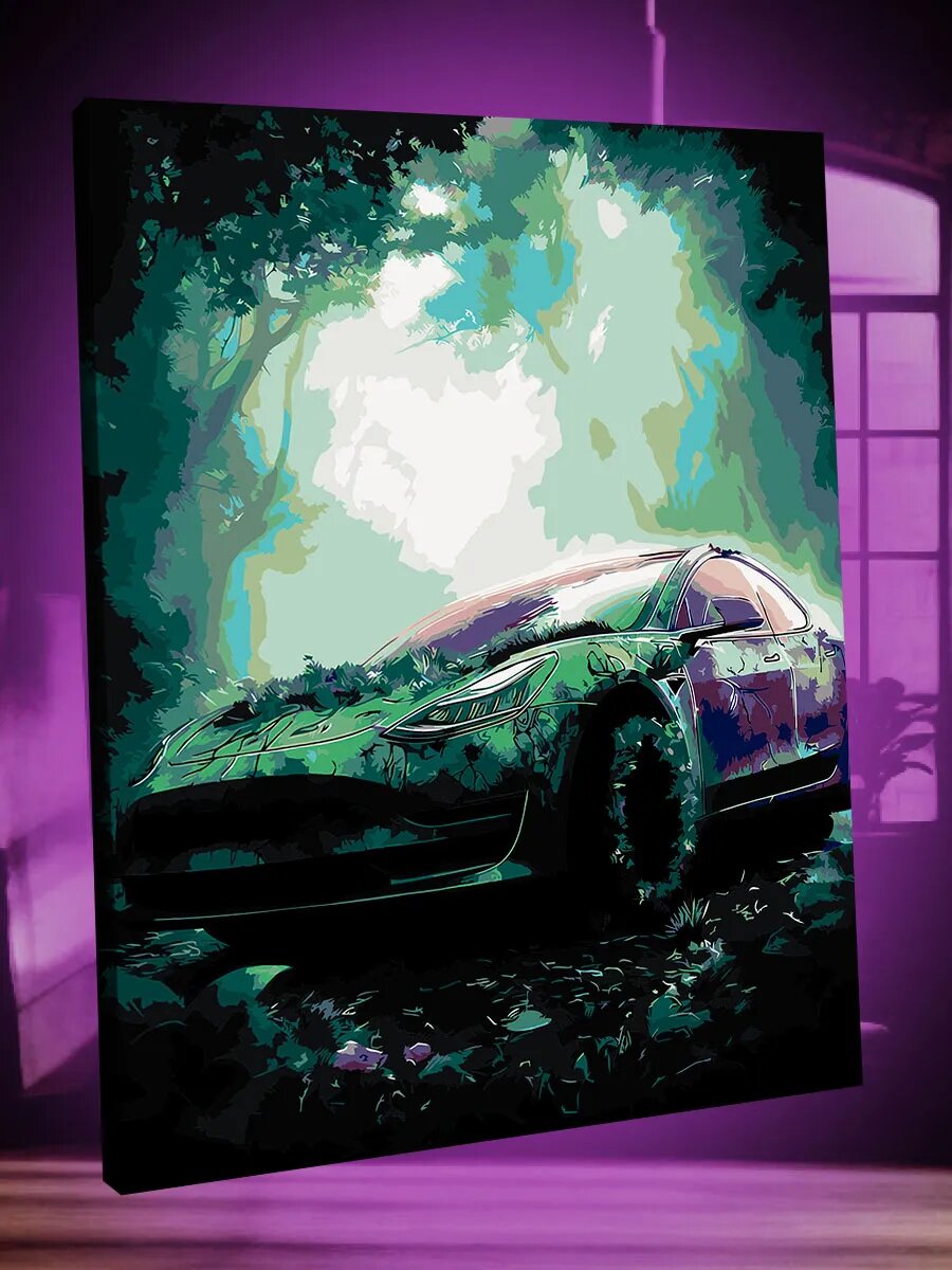 Картина по номерам Машина