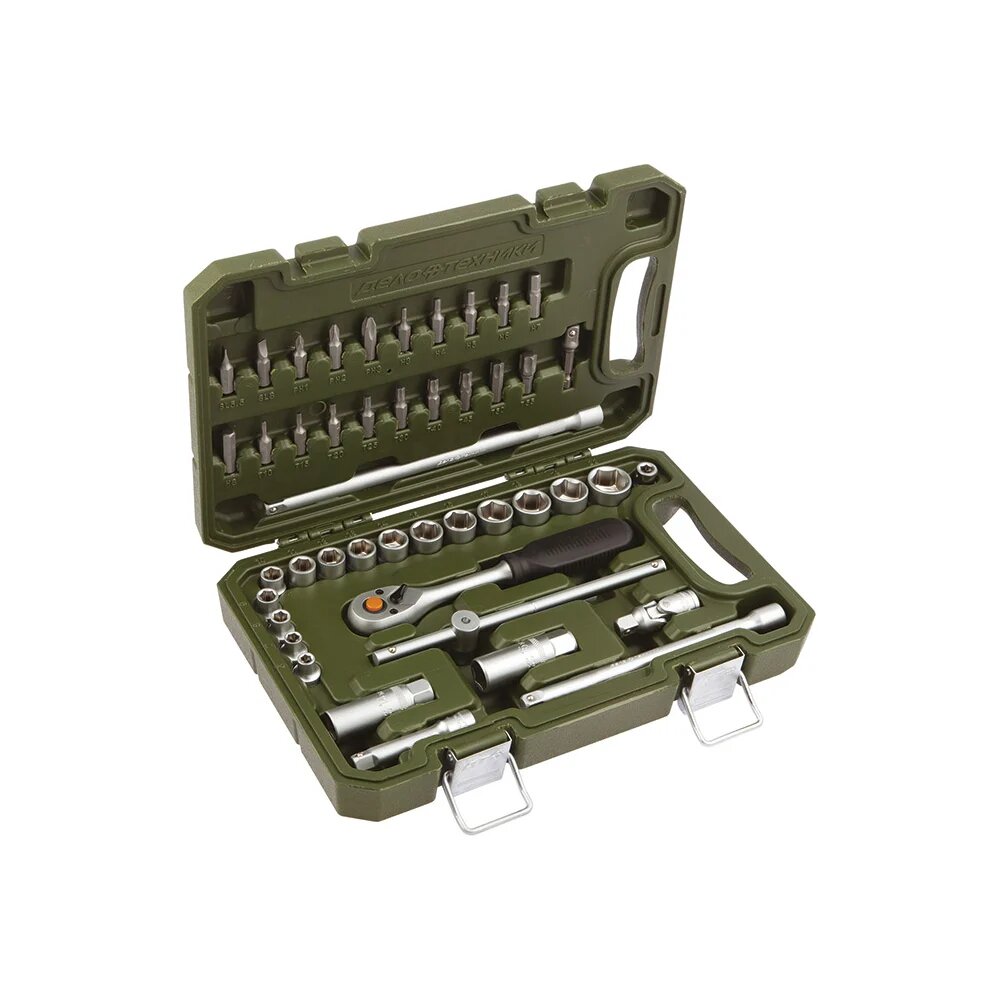 Набор Дело Техники головок и принадлежностей 3/8", 45предм. 610745, предметов