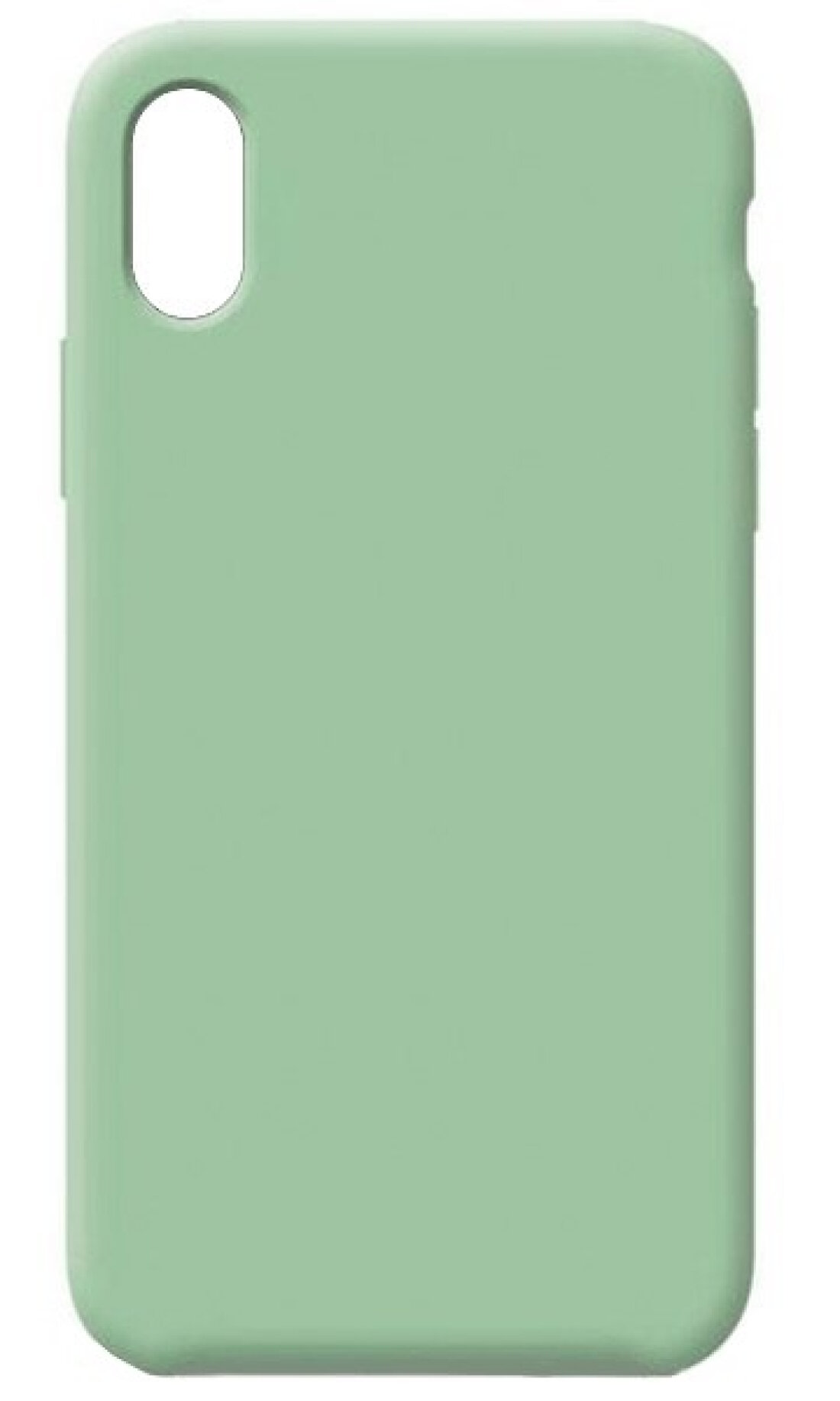 Чехол - накладка для iPhone XR, Silicon Case, без лого, зеленый лес