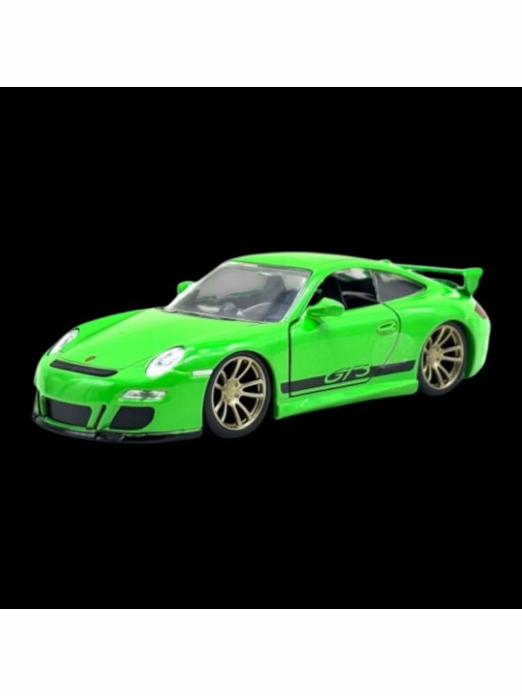 Машинка-коллекционная Jada Toys Porsche 911 GT3 997 в масштабе 1:32, литой корпус, гоночный дизайн