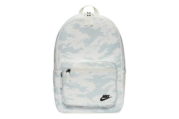 Рюкзак унисекс Nike Heritage, белый и серый, регулярного размера, из полиэстера, цвет: multicolor