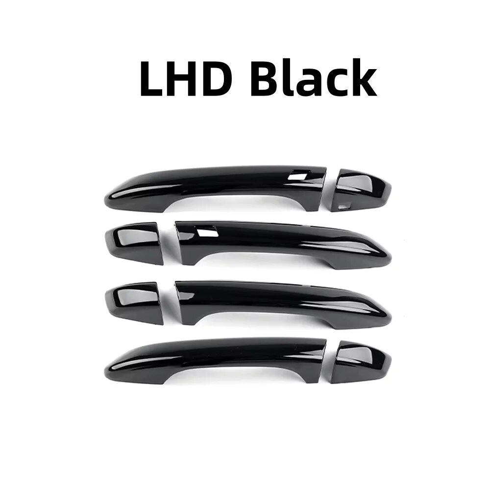 Накладки на дверные ручки Black LHD для KIA Stinger 2018-2023