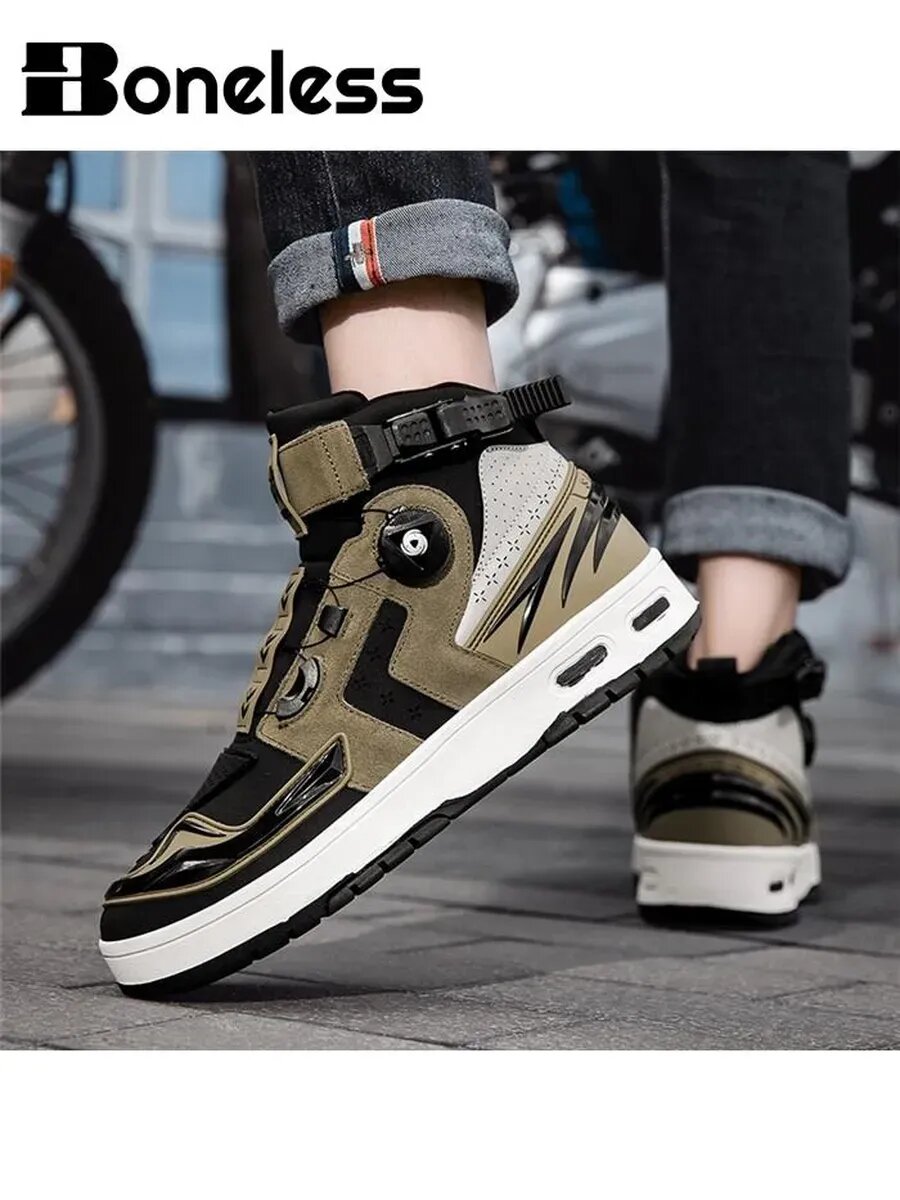 Мотоботы BONELESS, красный